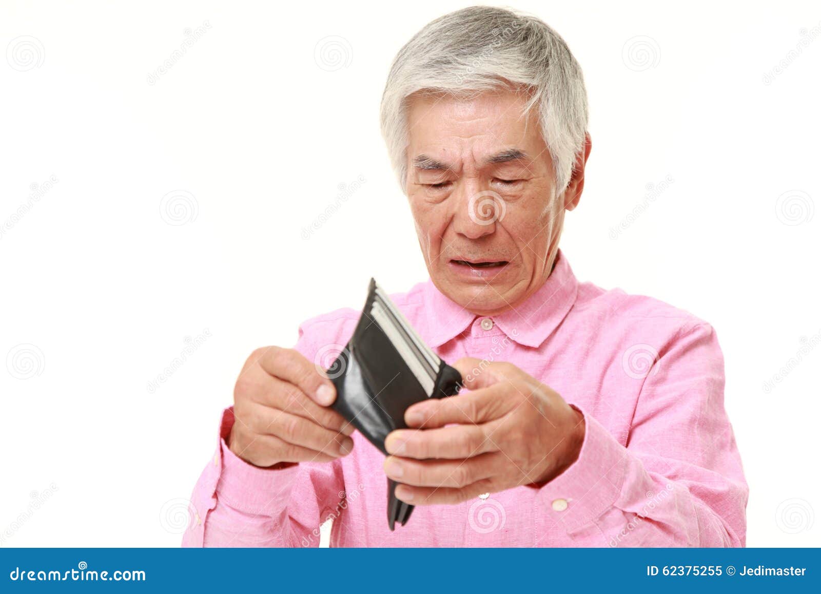 Poor senior Japanese man stock image. Image of poverty - 62375255