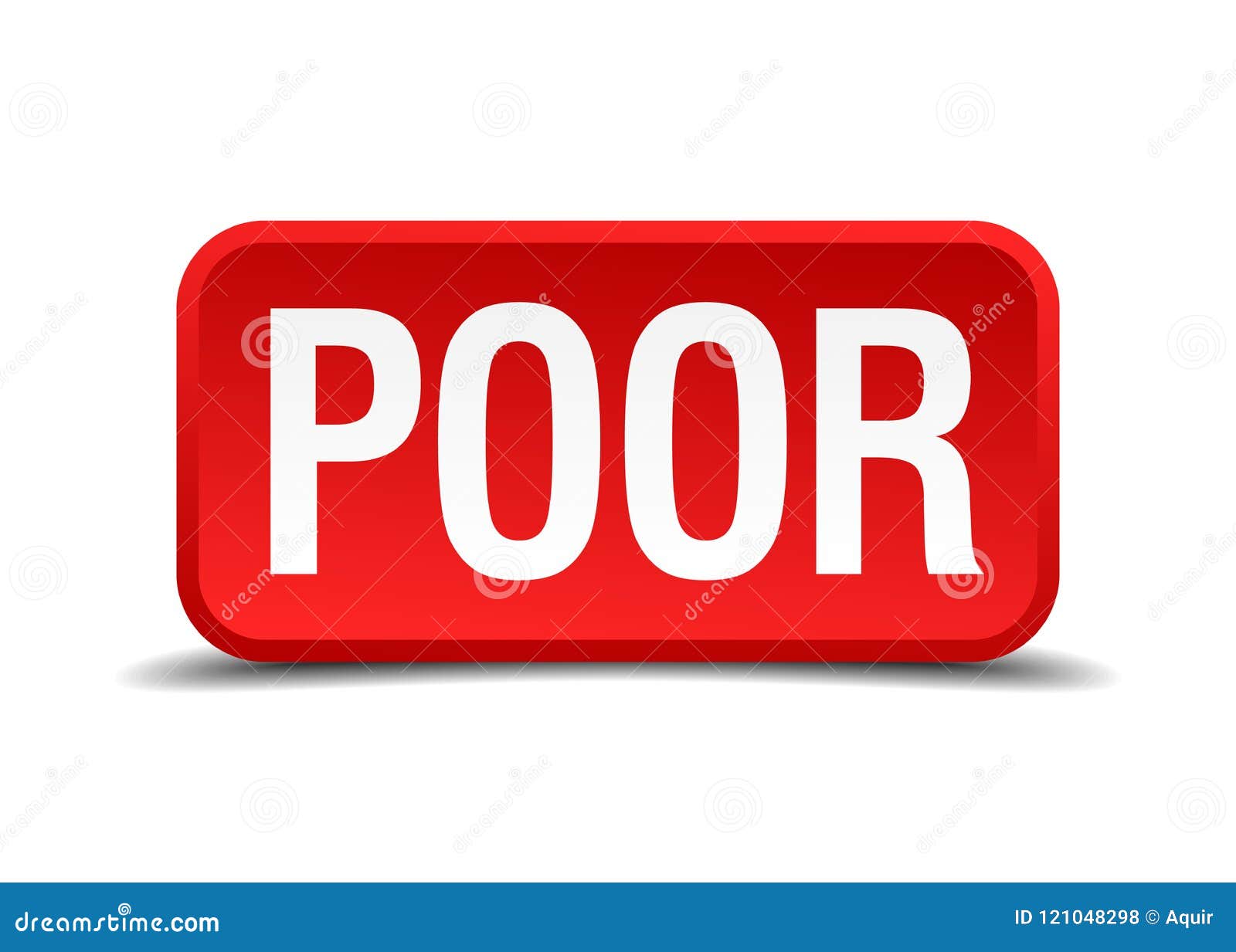 Poor button stock vector. Illustration of white, vector - 121048298