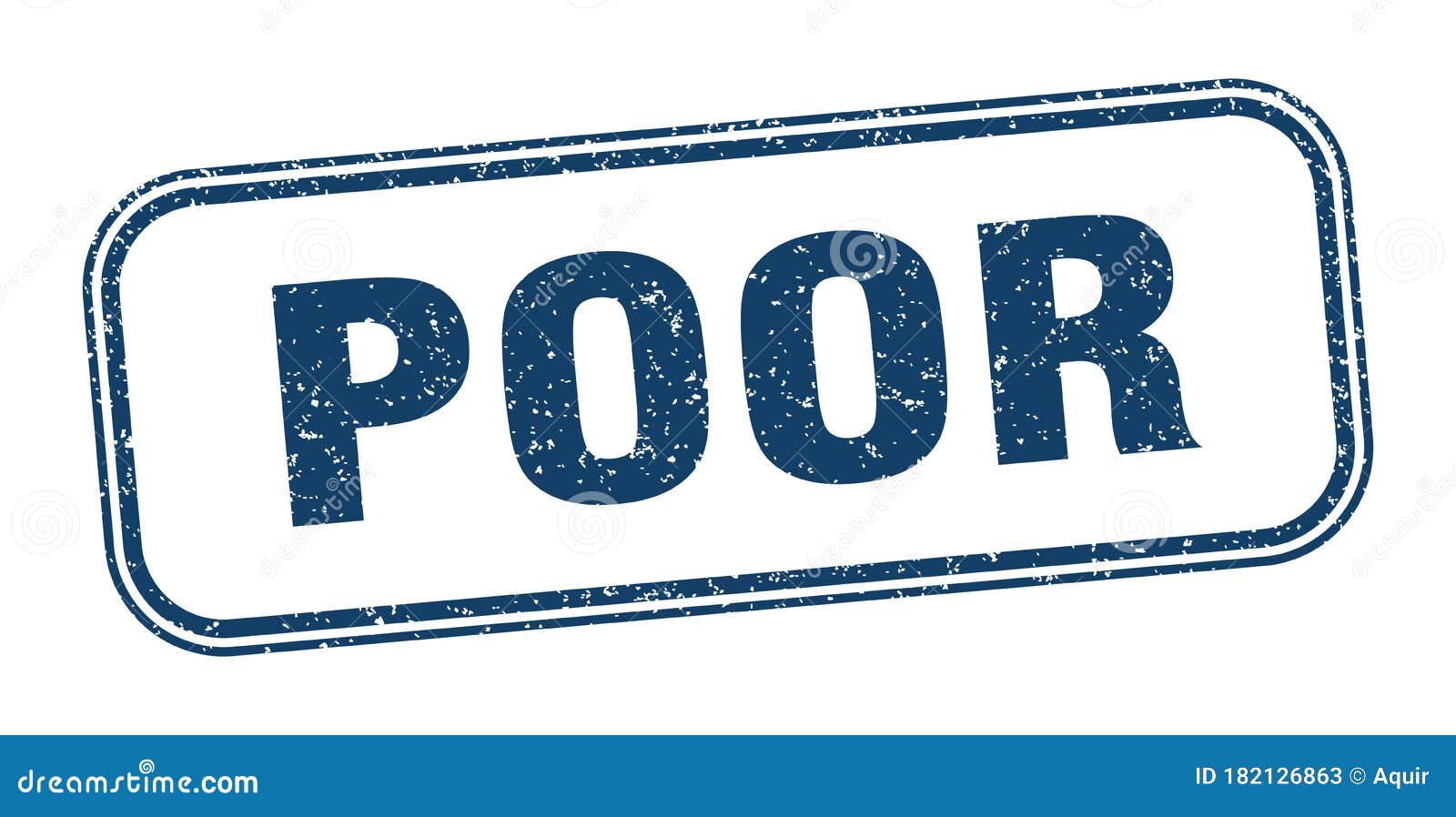 Poor Stamp. Poor Square Grunge Sign Stock Vector - Illustration of ...