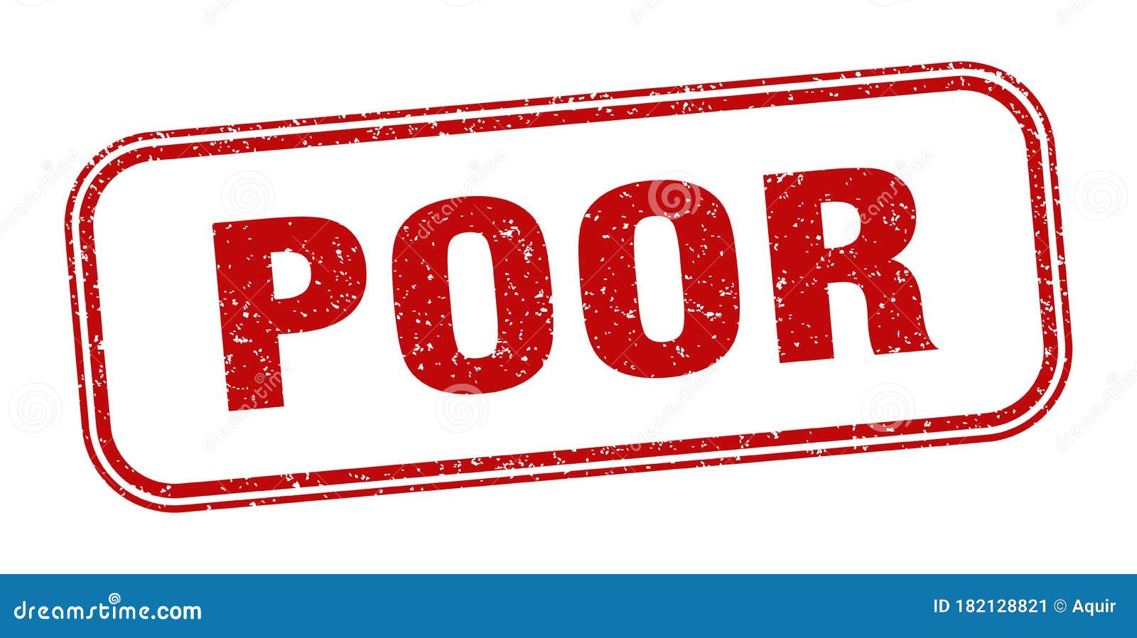 Poor Stamp. Poor Square Grunge Sign Stock Vector - Illustration of ...