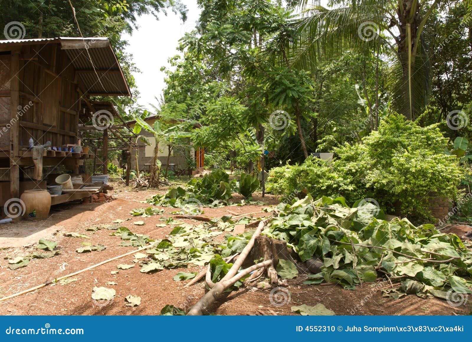 Poor village huts stock photo. Image of lane, apartheid - 4552310