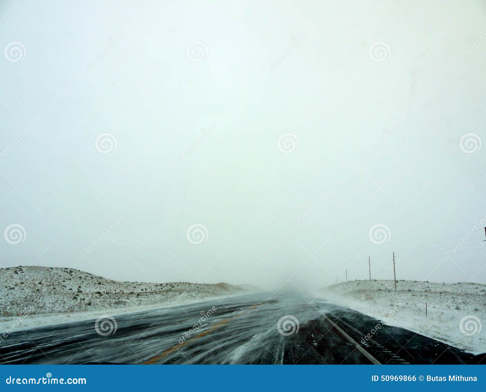 Poor visibility stock photo. Image of winter, slippery - 50969866