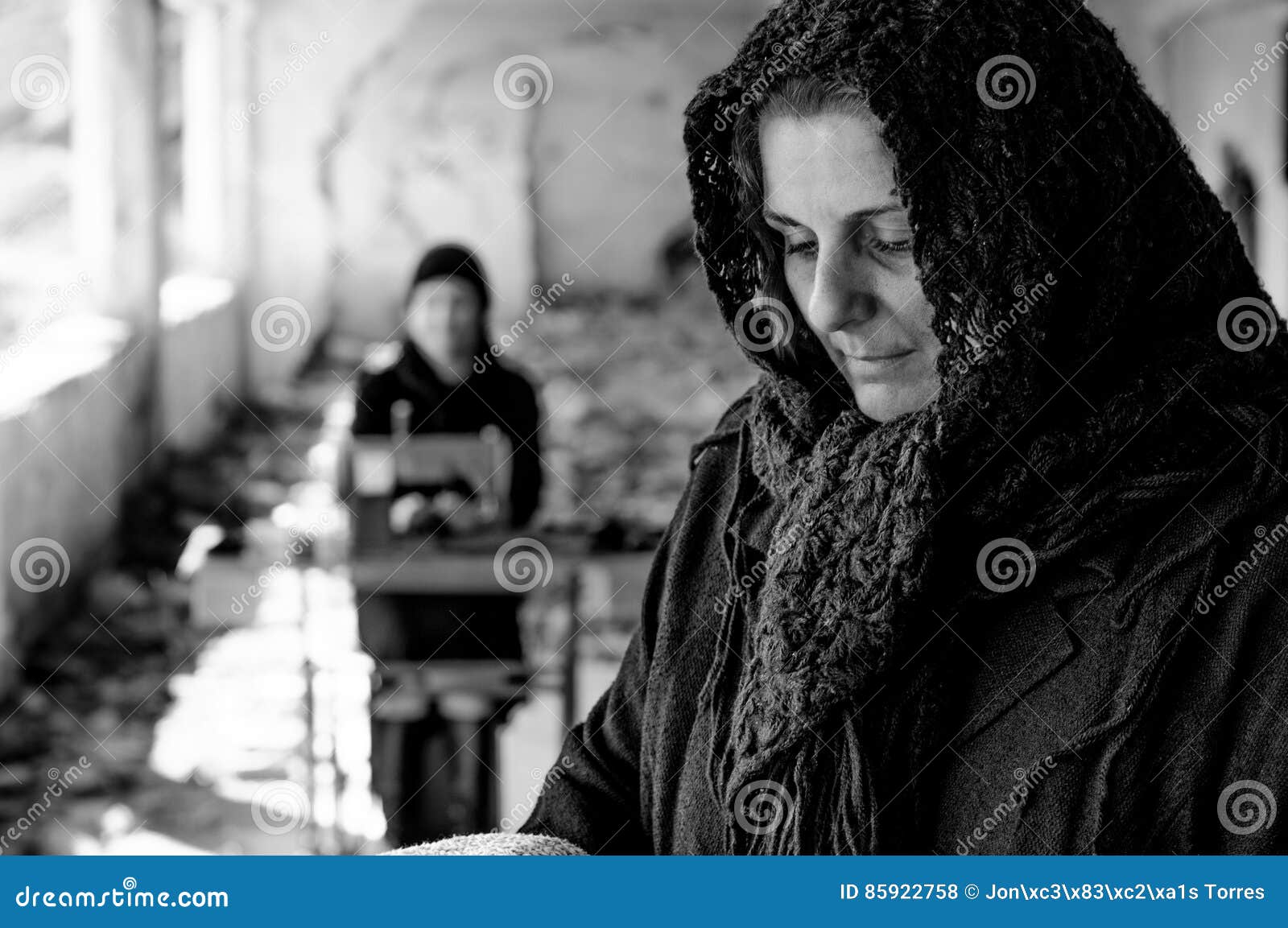 Poor woman editorial stock photo. Image of black, craft - 85922758