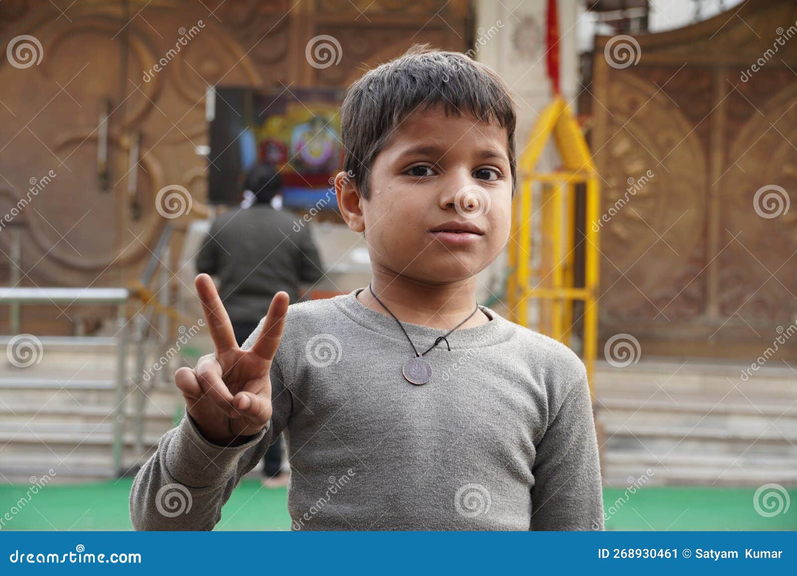 A poor young kid smiling editorial photo. Image of family - 268930461