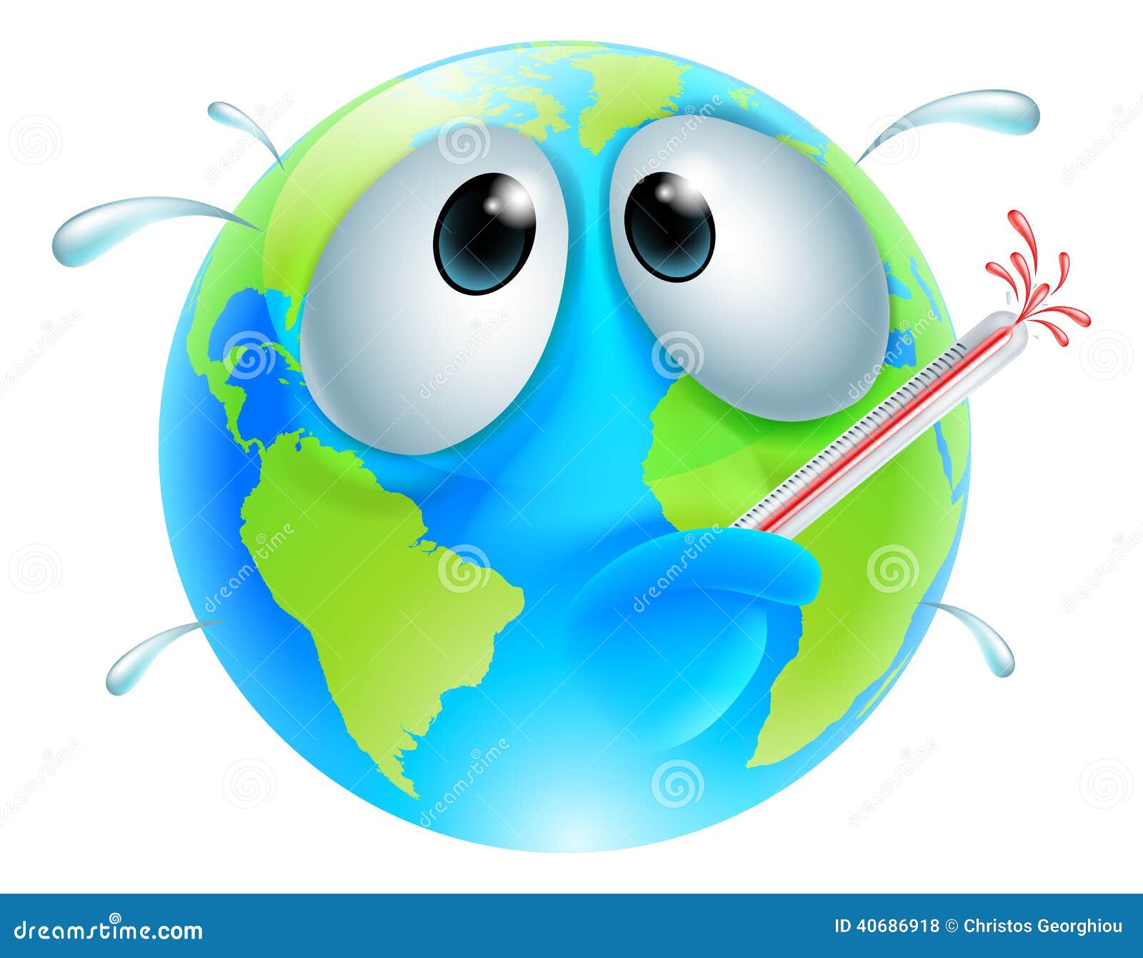 Poorly globe concept stock vector. Illustration of save - 40686918