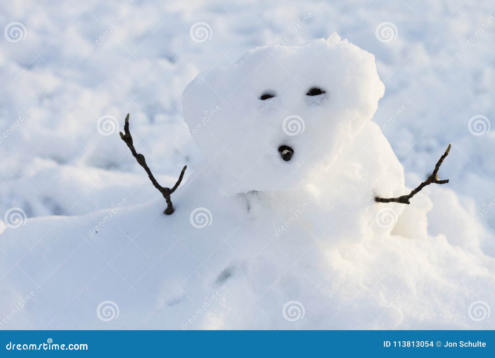 A poorly made snowman stock photo. Image of face, xmas - 113813054