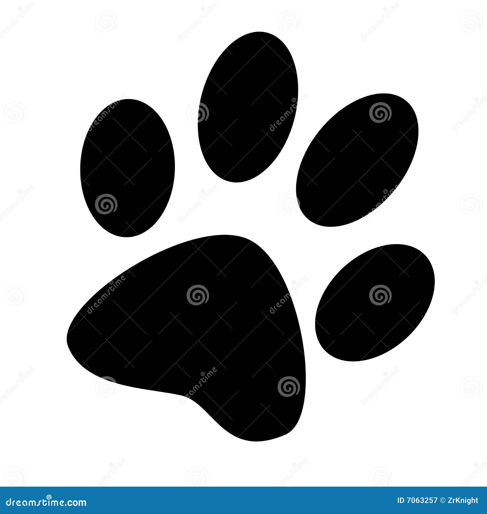 Poot stock illustratie. Illustration of grafiek, klauwen - 7063257