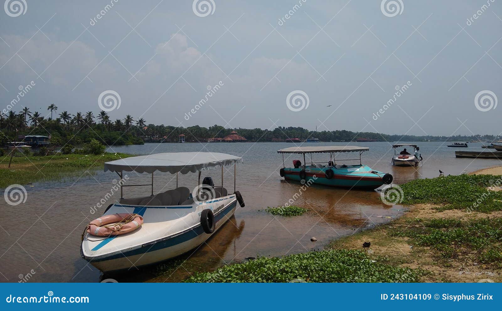 Poovar Backwater Boating Thiruvananthapuram Kerala Imagen de archivo ...