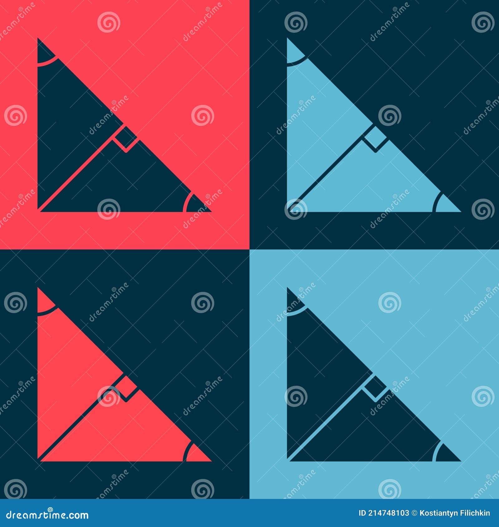 Perpendicular Bisector Of The Base Of An Isosceles Triangle Vintage ...