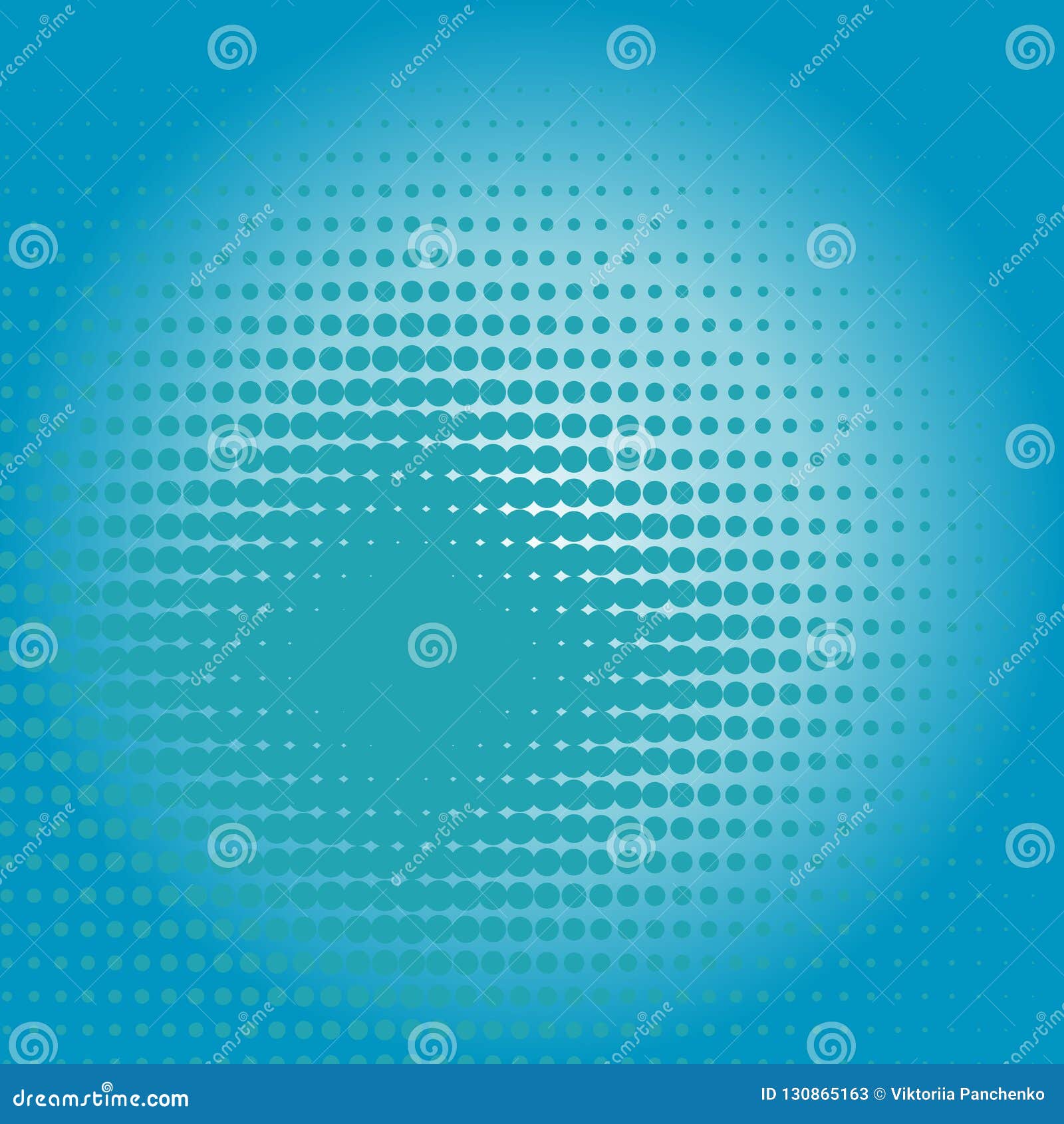 Pop Art Background, Blue Background Halftone, Dot. Vector Stock Vector ...