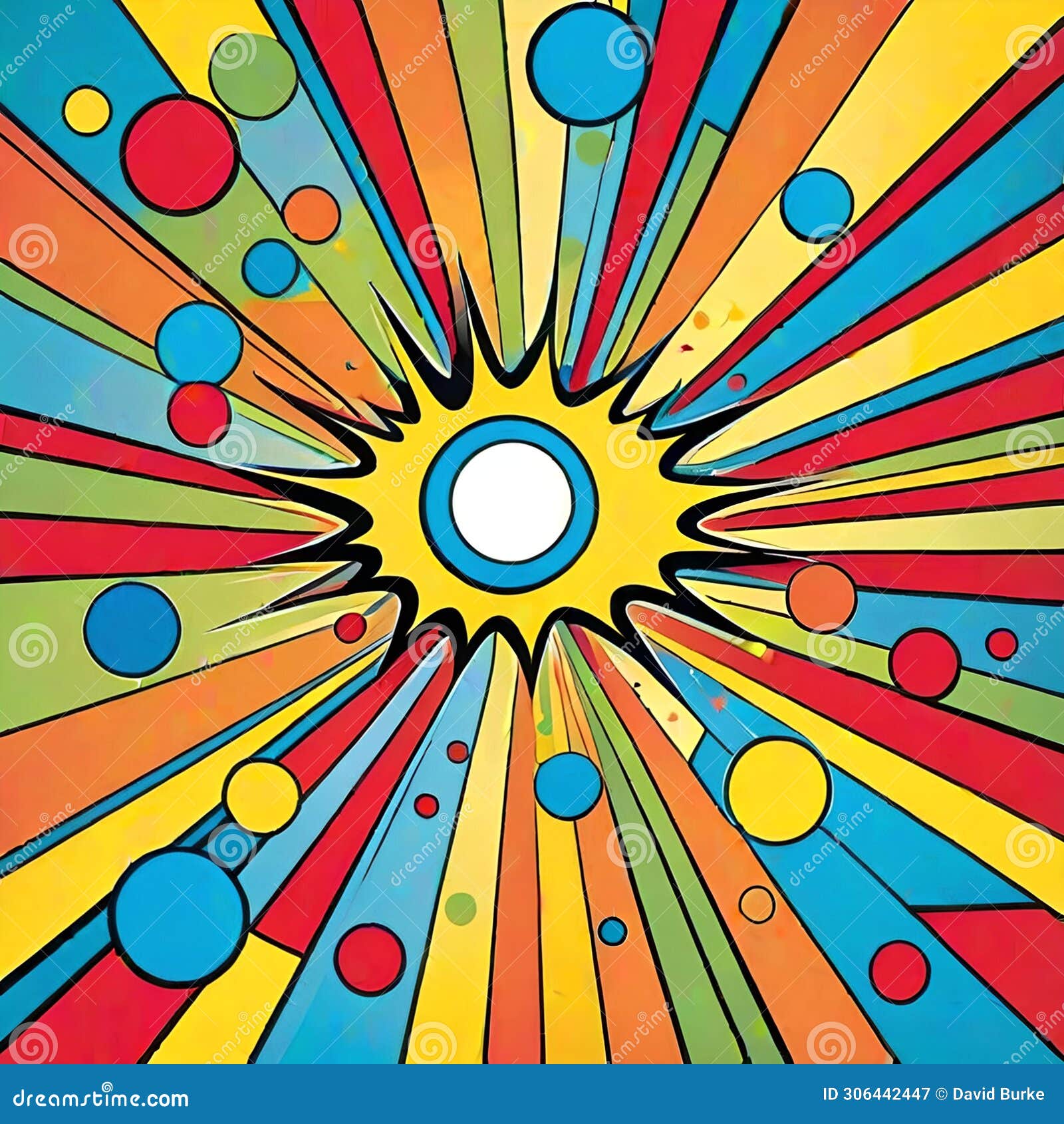 Circle Sun Rays. Sun Rays Background. Sun Sunburst Pattern Cartoon ...