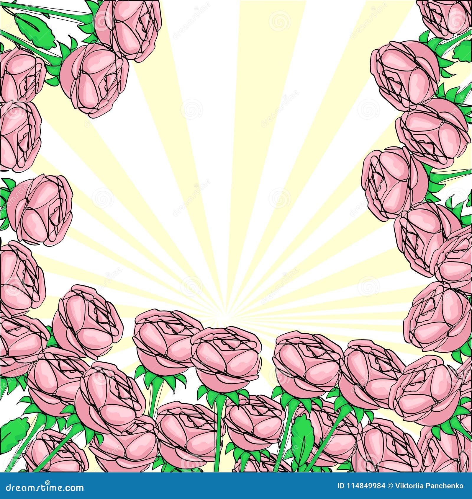 Rays Rose Stock Illustrations – 1,161 Rays Rose Stock Illustrations ...