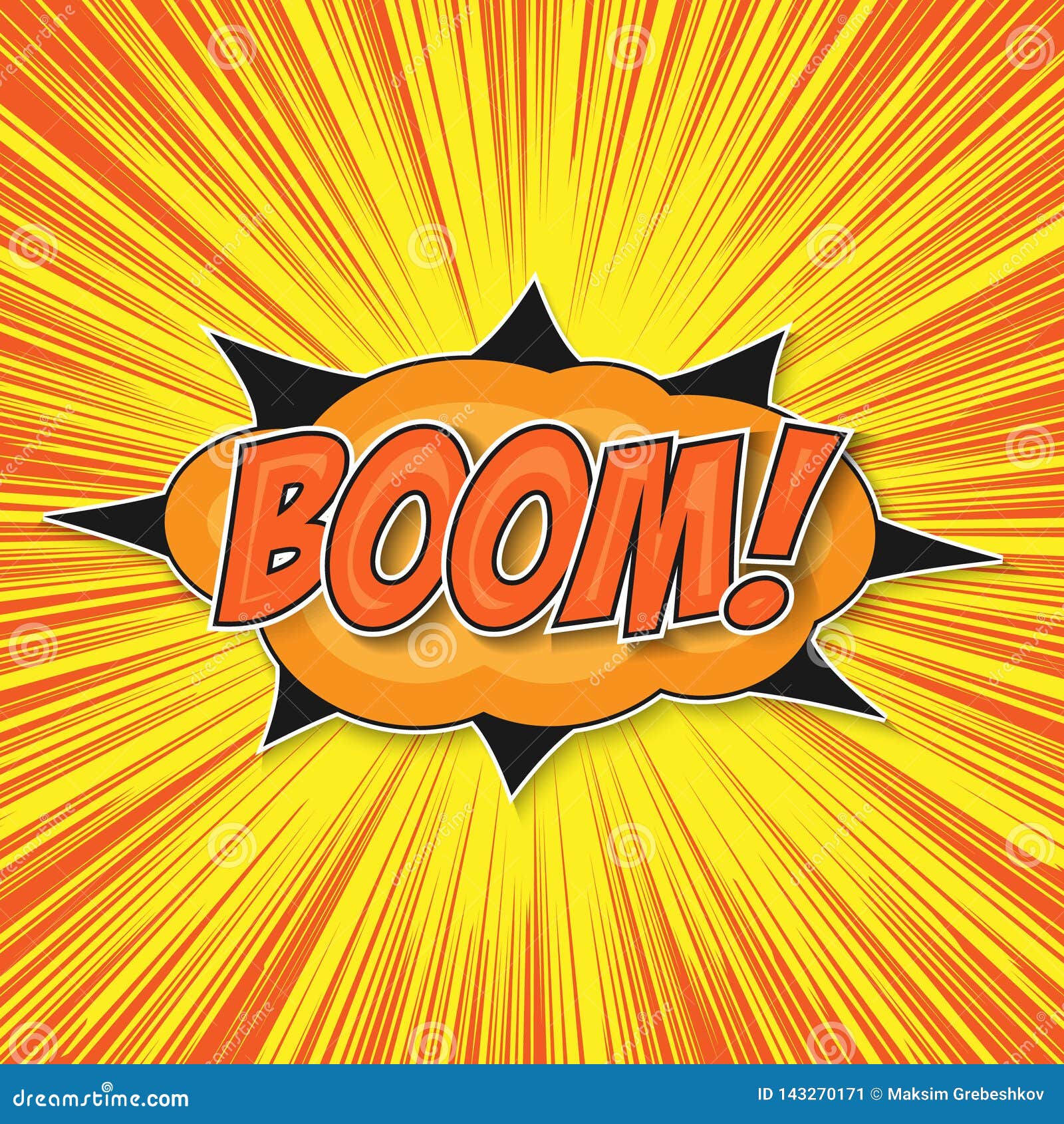 Pop Art Bomb Boom Royalty-Free Stock Photography | CartoonDealer.com ...