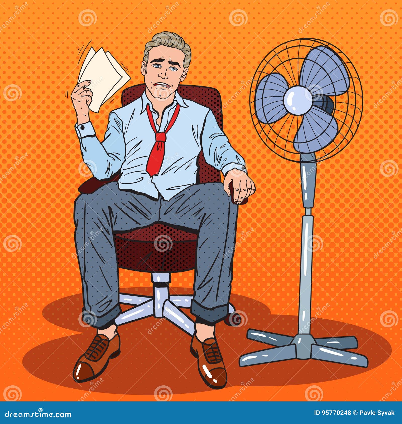 Sweating Businessman Character Sitting On Huge Bomb With Burning Fuse ...