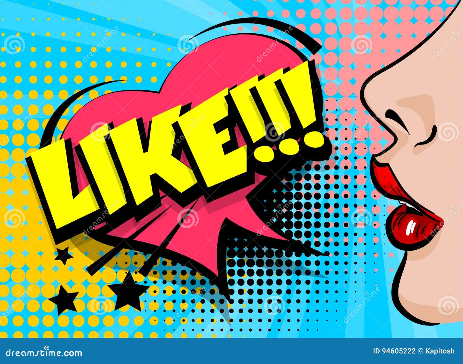 Pop Art Cartoon Comic Woman Stock Vector Illustration Of Cool Lady