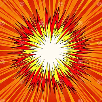 Comic book explosion stock vector. Illustration of bright - 109858110