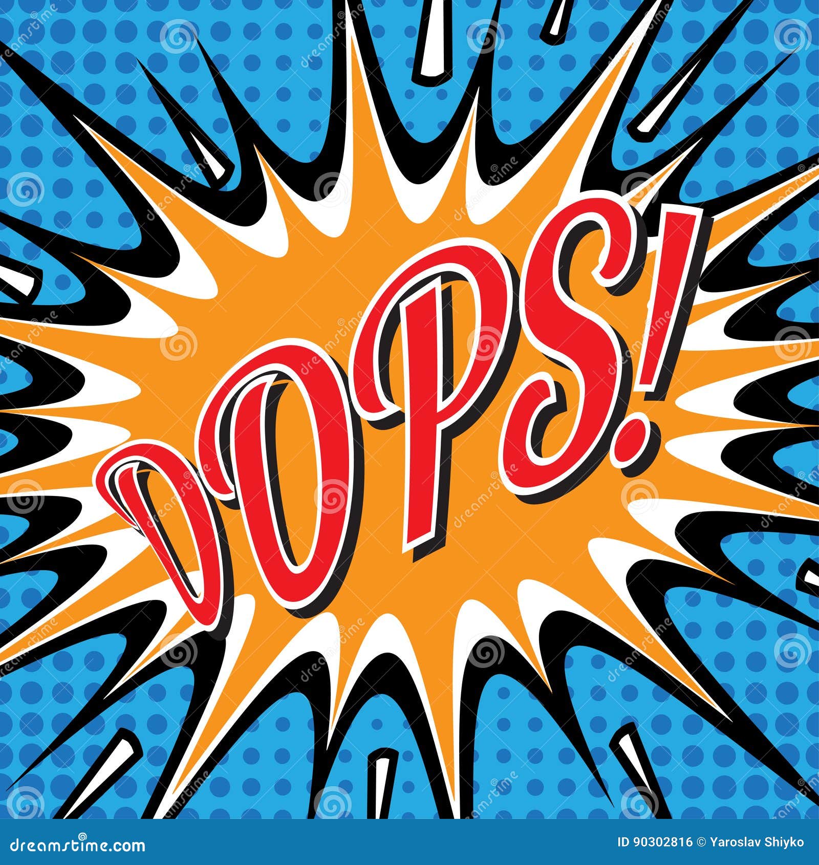 Pop Art Comic Bubbles Design, Vector Illustration Stock Vector ...