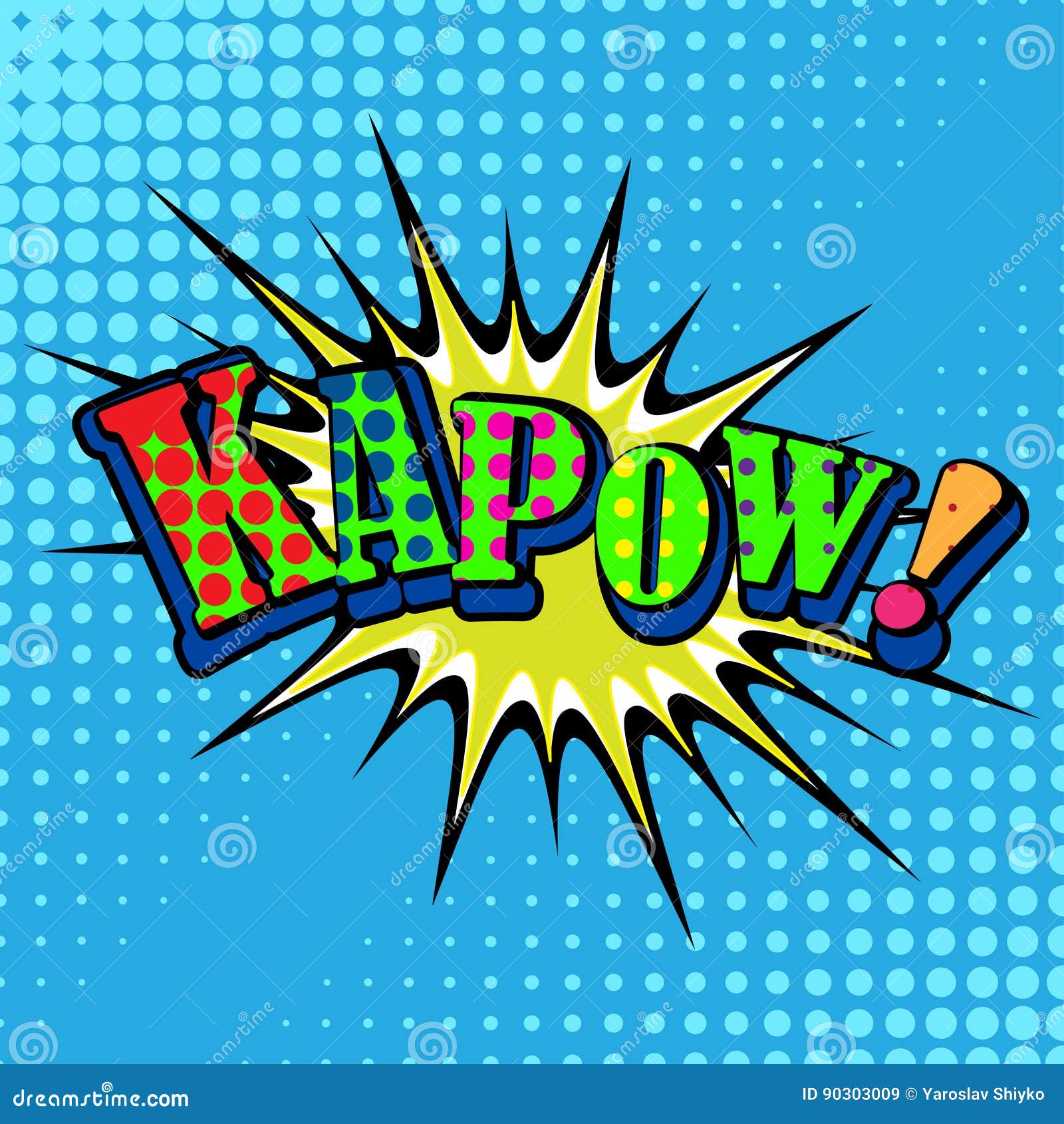 Pop Art Comic Bubbles Design, Vector Illustration Stock Vector ...