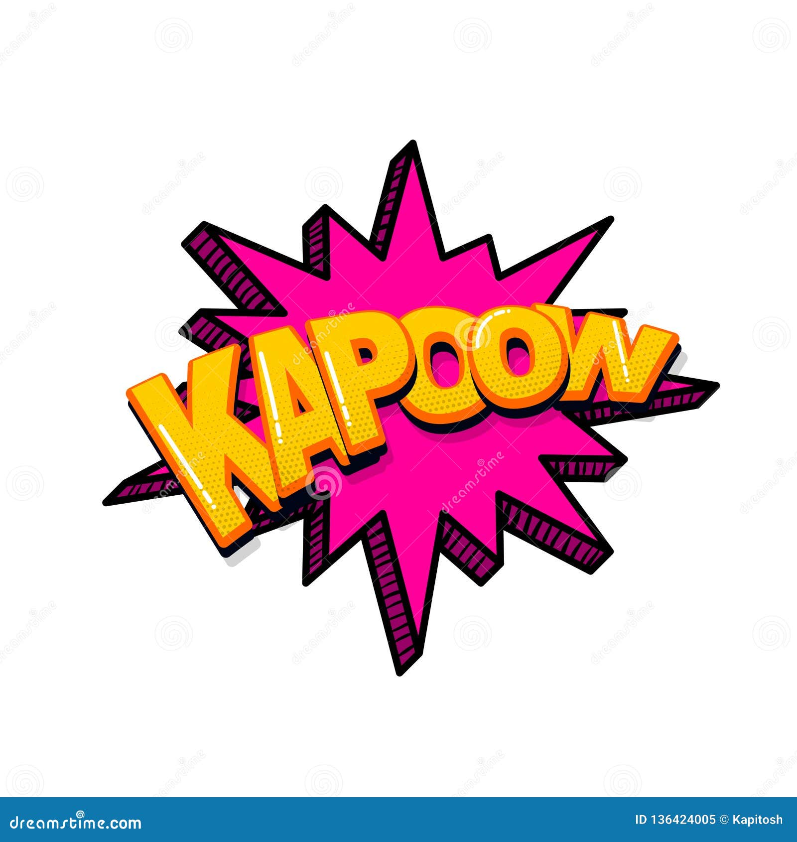 Pop art comic text stock vector. Illustration of retro - 136424005