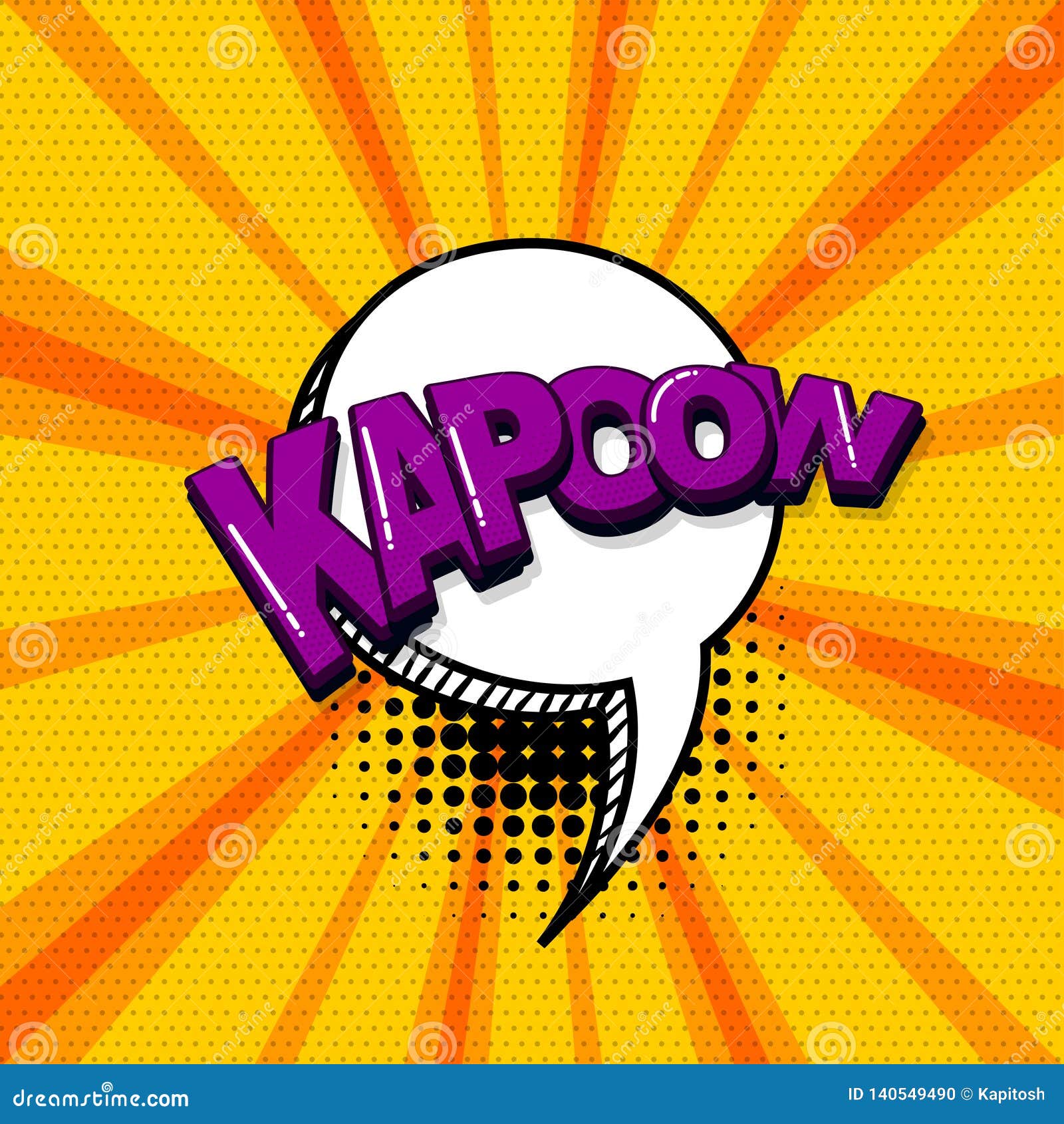 Pop art comic text stock vector. Illustration of boom - 140549490