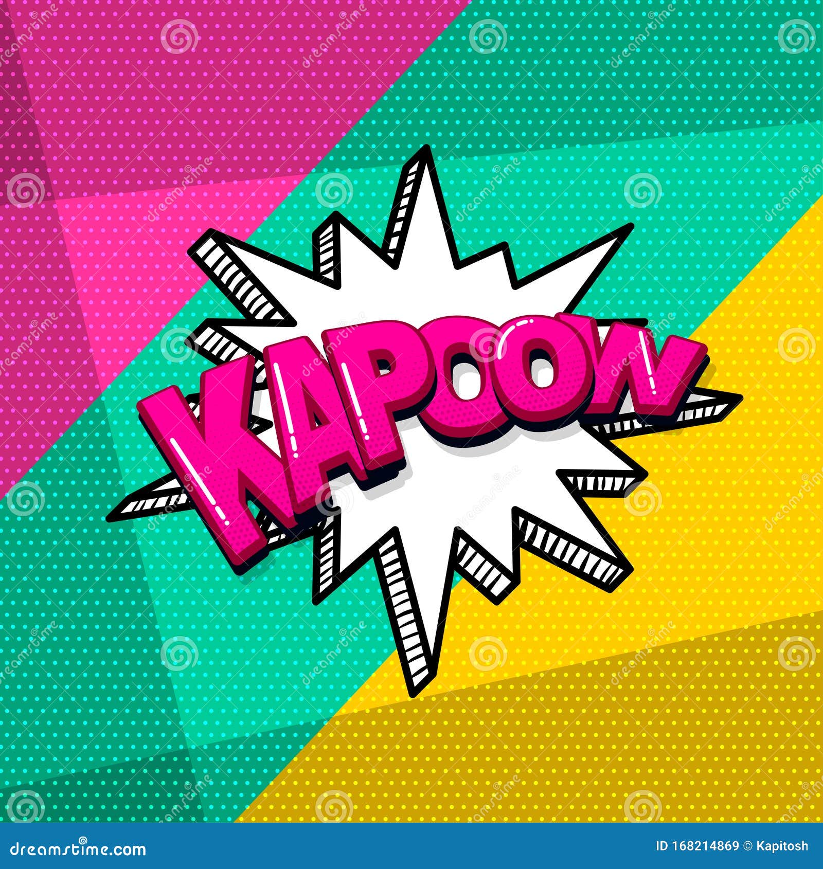 Pop art comic text stock vector. Illustration of bomb - 168214869