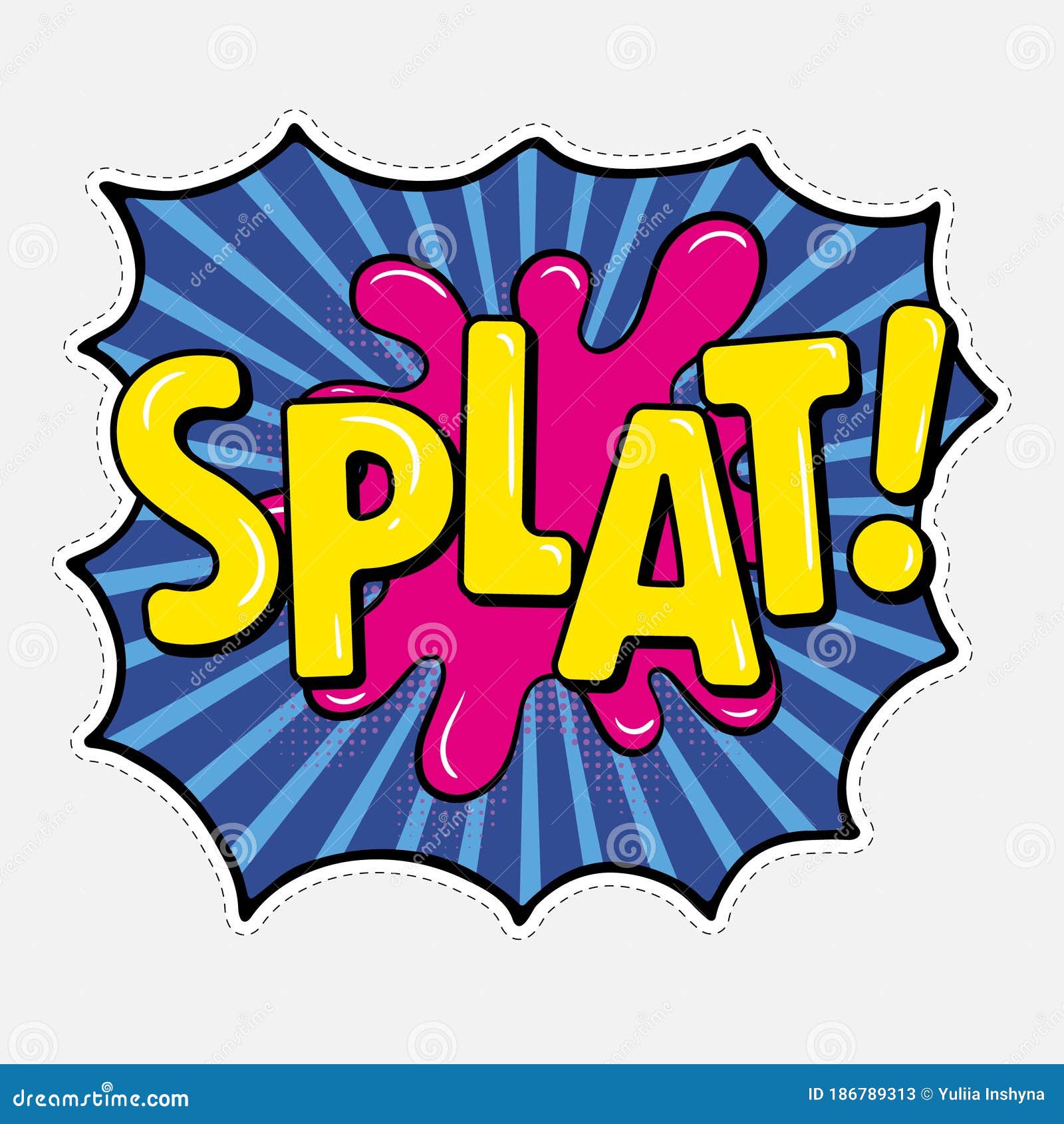 Splat Text Bubble