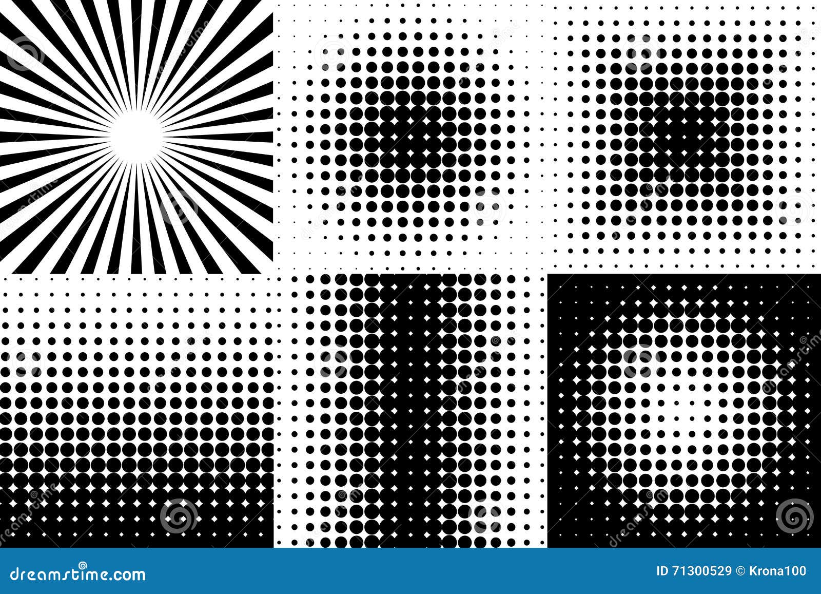 Pop Art Decorative Elements Stock Vector - Illustration of black ...