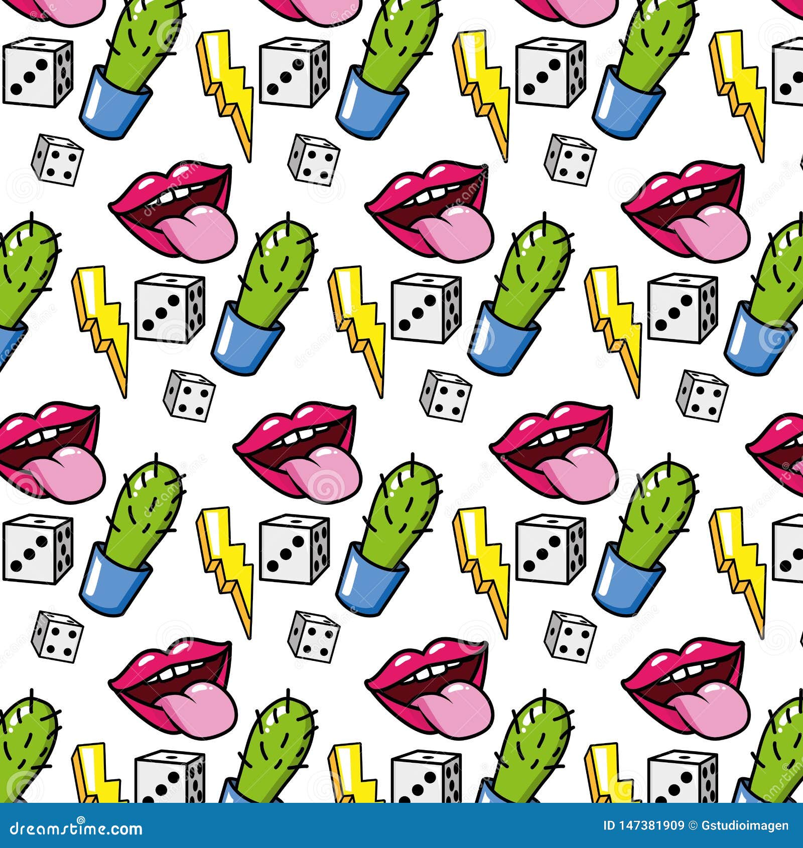 Pop art elements stock illustration. Illustration of face - 147381909