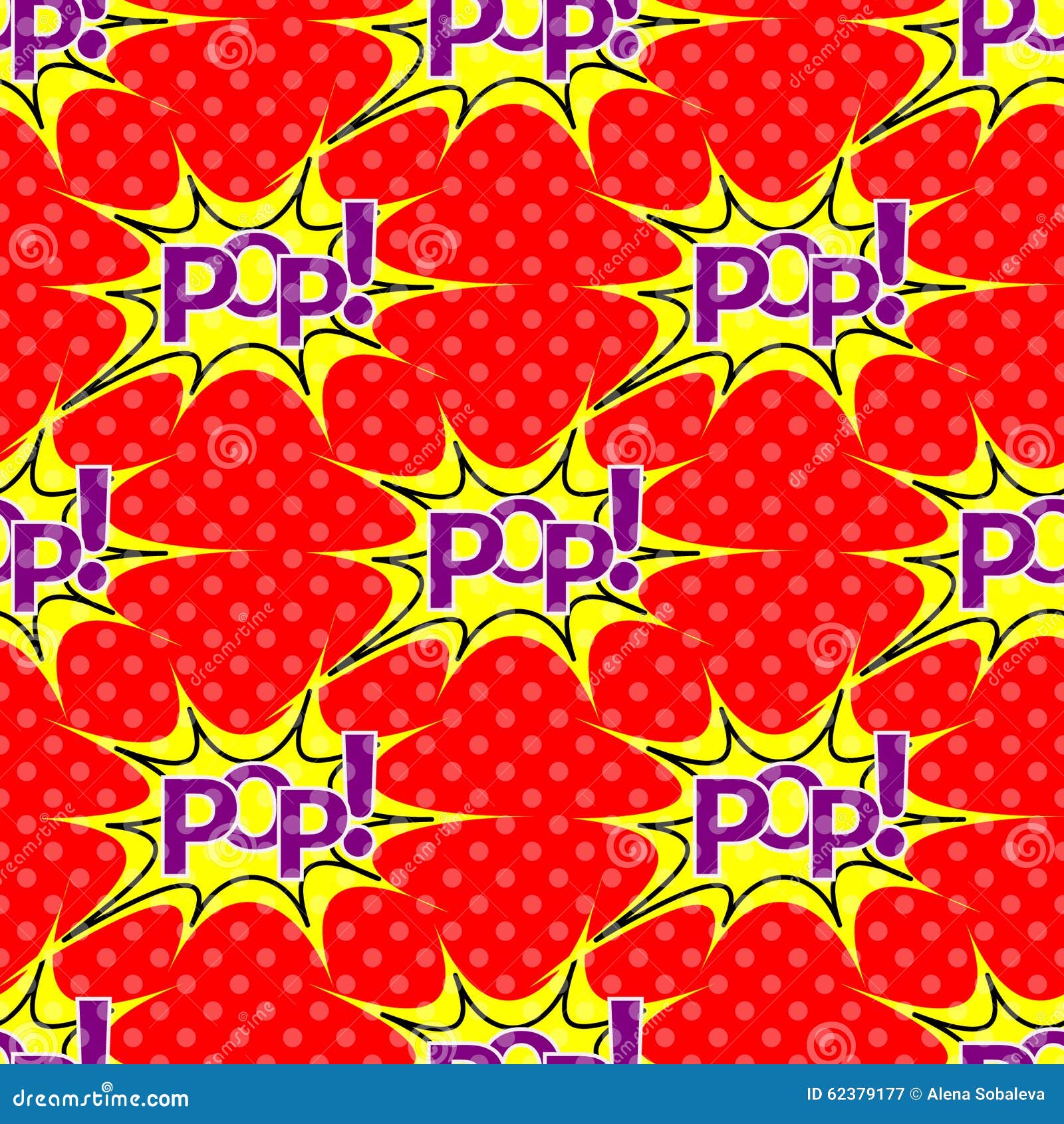 Pop Art explosion stock vector. Illustration of vector - 62379177