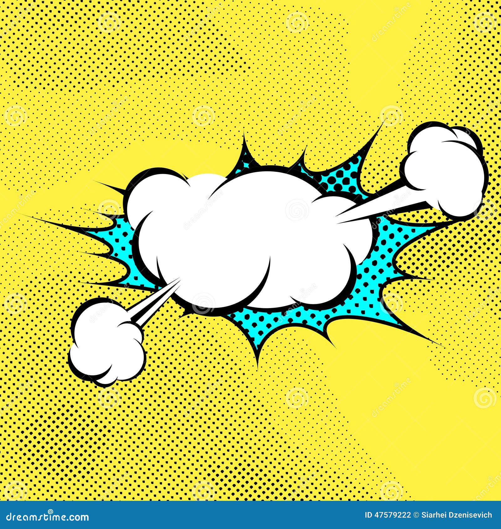 Pop-art Expression Comics Book Steam Cloud Stock Vector - Illustration ...