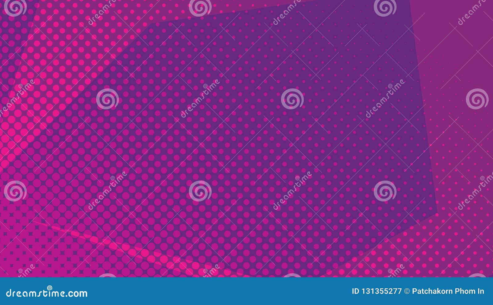 Pop Art Gradient Vintage Halftone Design Background. Stock Illustration ...
