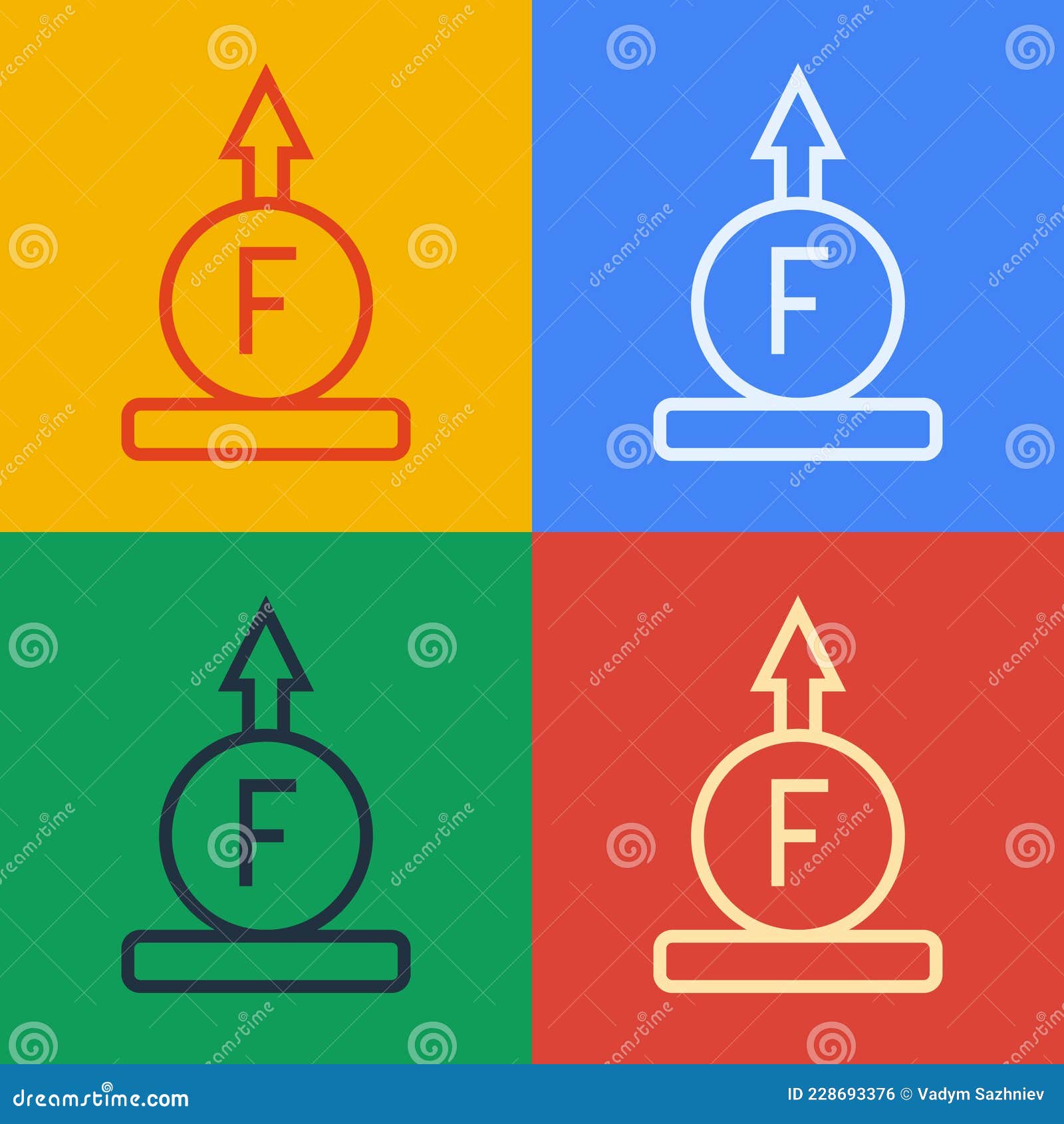Set Force Of Physic Formula, Graduation Cap, Graph Chart Infographic ...