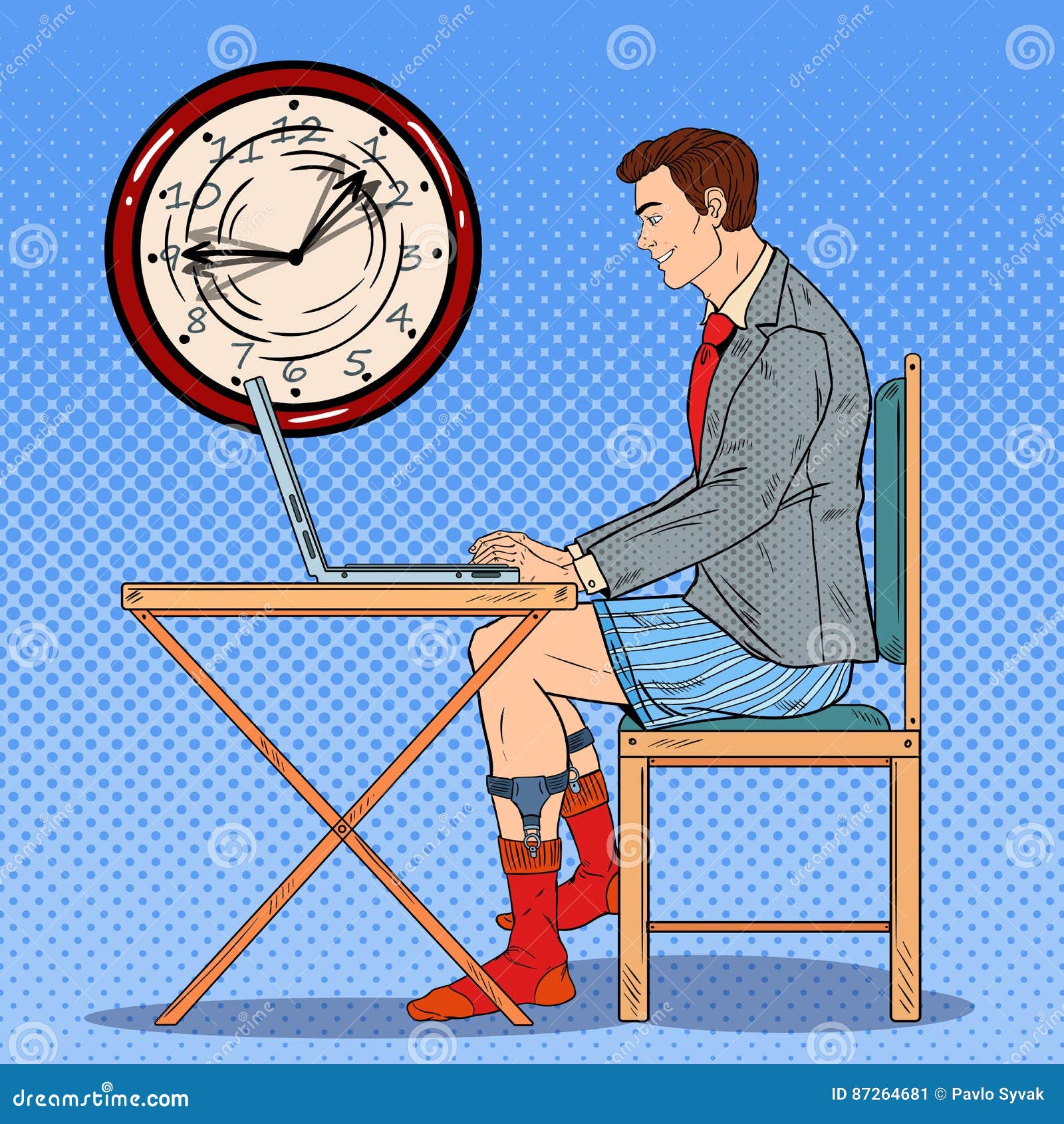 Laptop, Work Processes And Connections. Stock Image | CartoonDealer.com ...