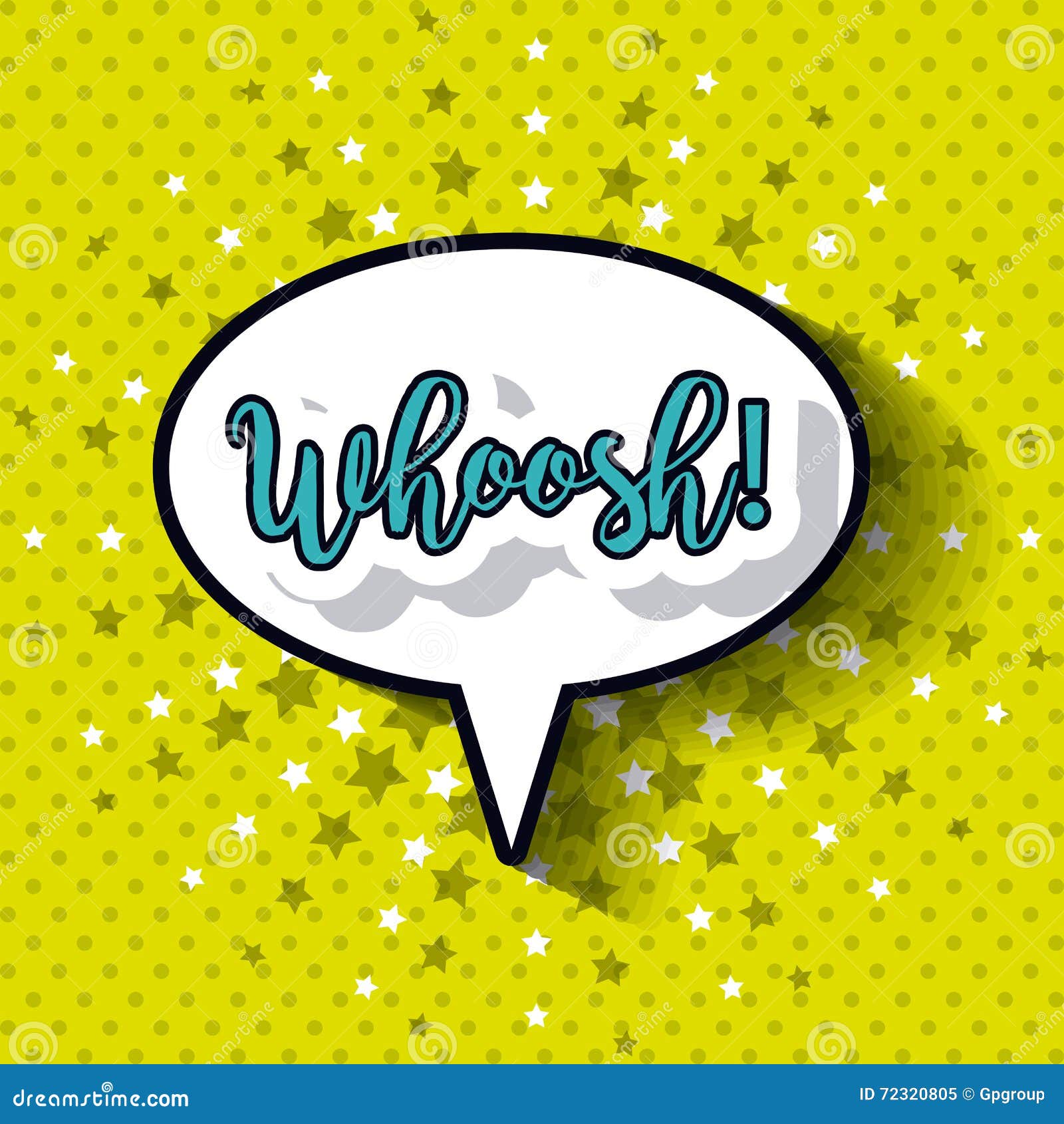 Pop art message design stock vector. Illustration of vector - 72320805