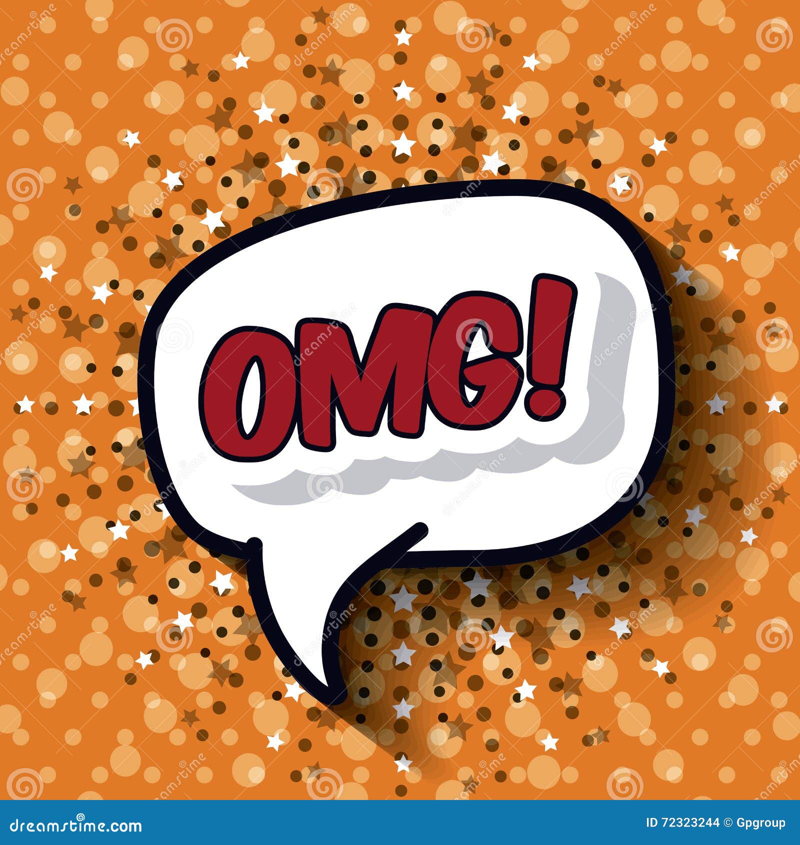 Pop art message design stock vector. Illustration of icon - 72323244