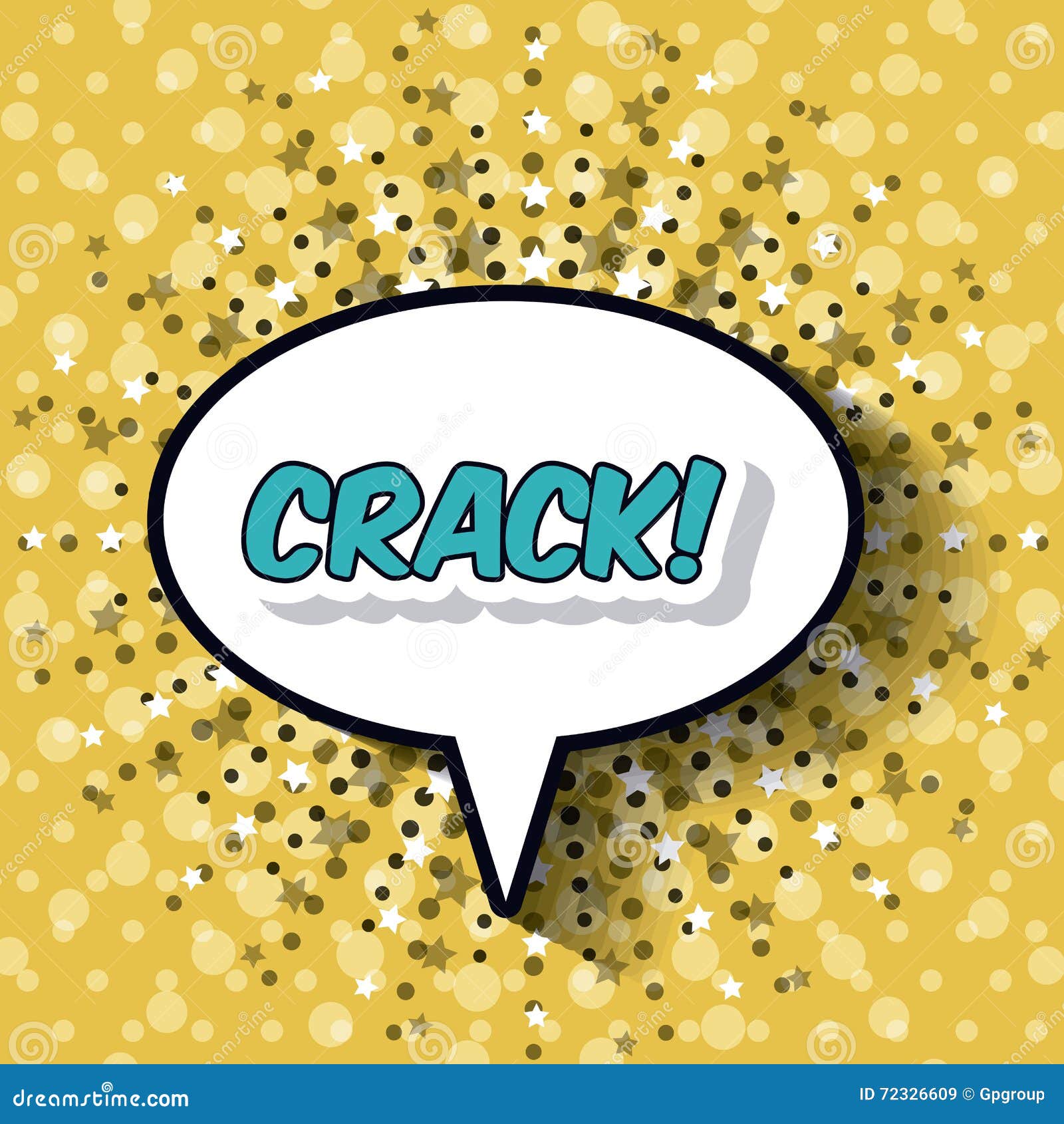 Pop art message design stock vector. Illustration of grunge - 72326609