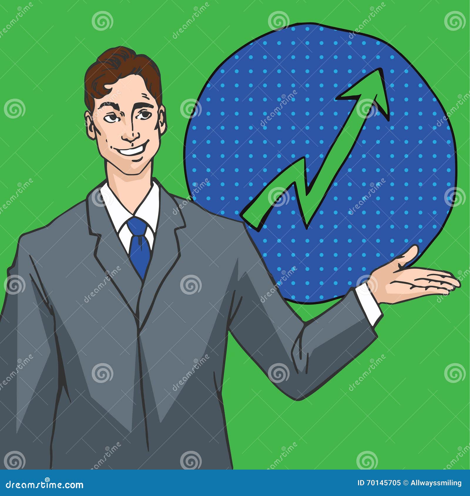 Pop Art Office Comic Style Vector Illustration Stock Vector ...