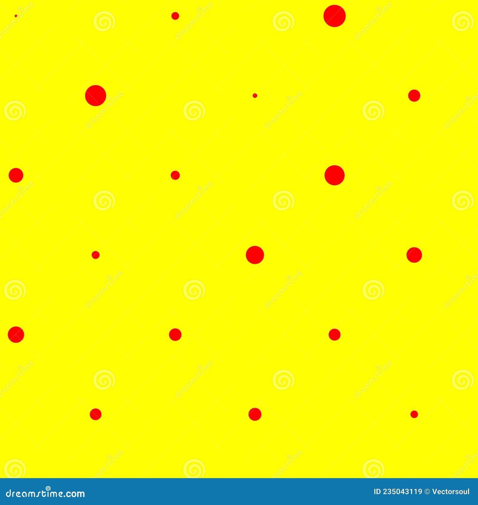 Pop Art, Red Yellow Comic Effect Background. Random Dots, Dotted ...