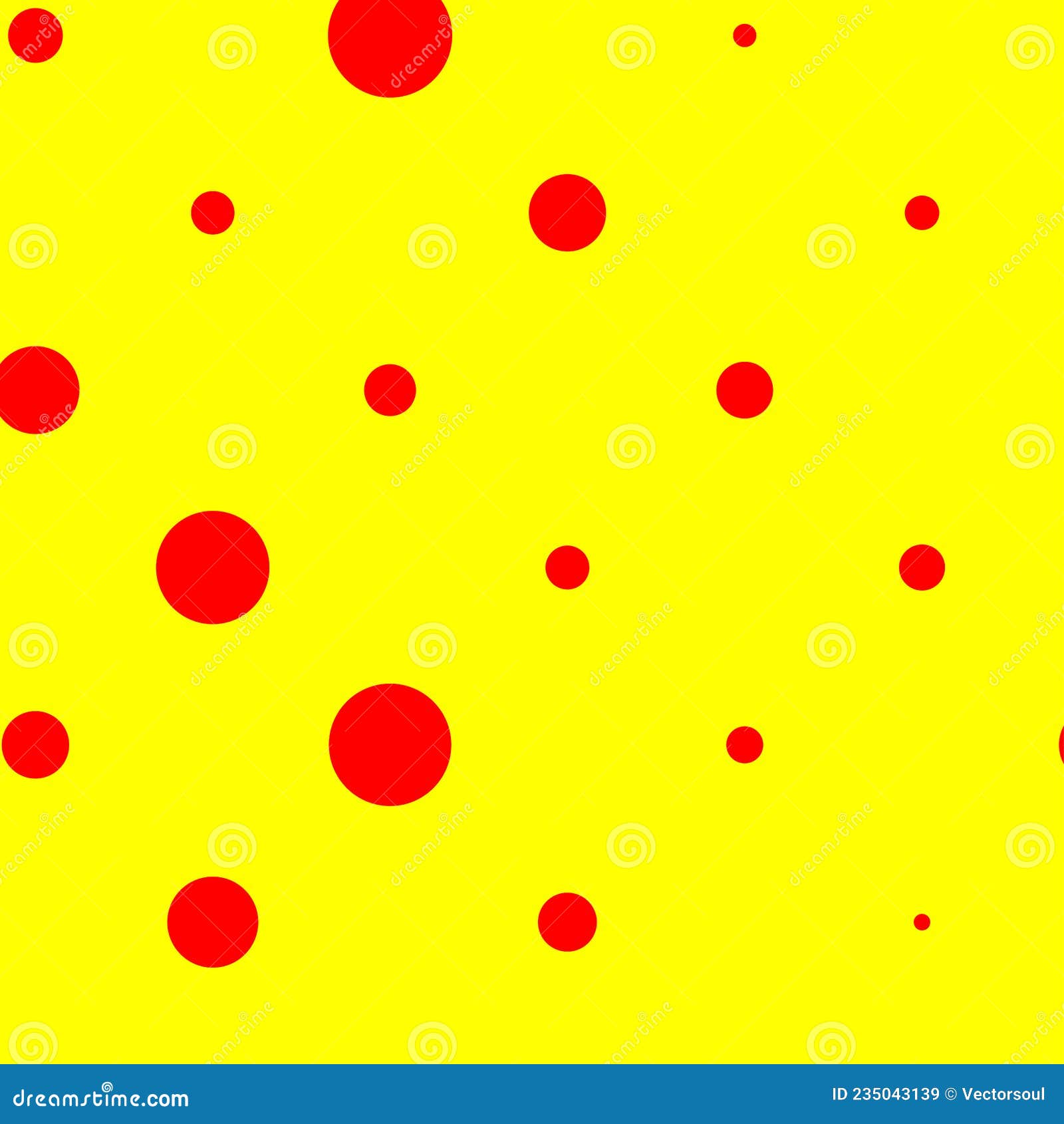 Pop Art, Red Yellow Comic Effect Background. Random Dots, Dotted ...