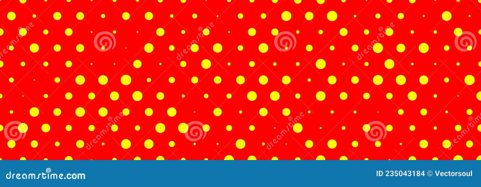 Pop Art, Red Yellow Comic Effect Background. Random Dots, Dotted ...