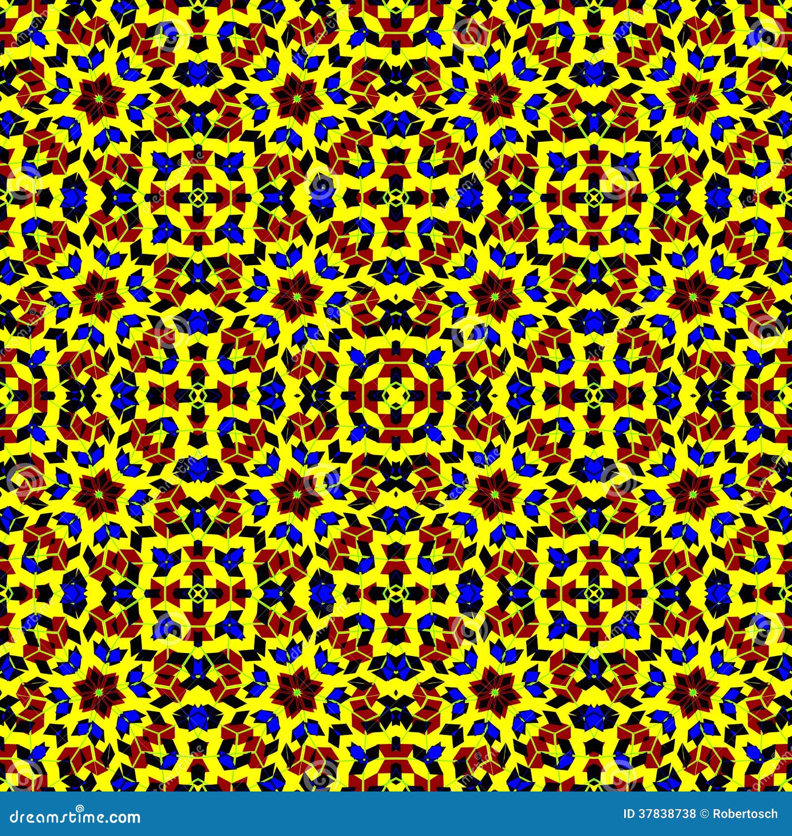 Pop art seamless stock vector. Illustration of landscape - 37838738