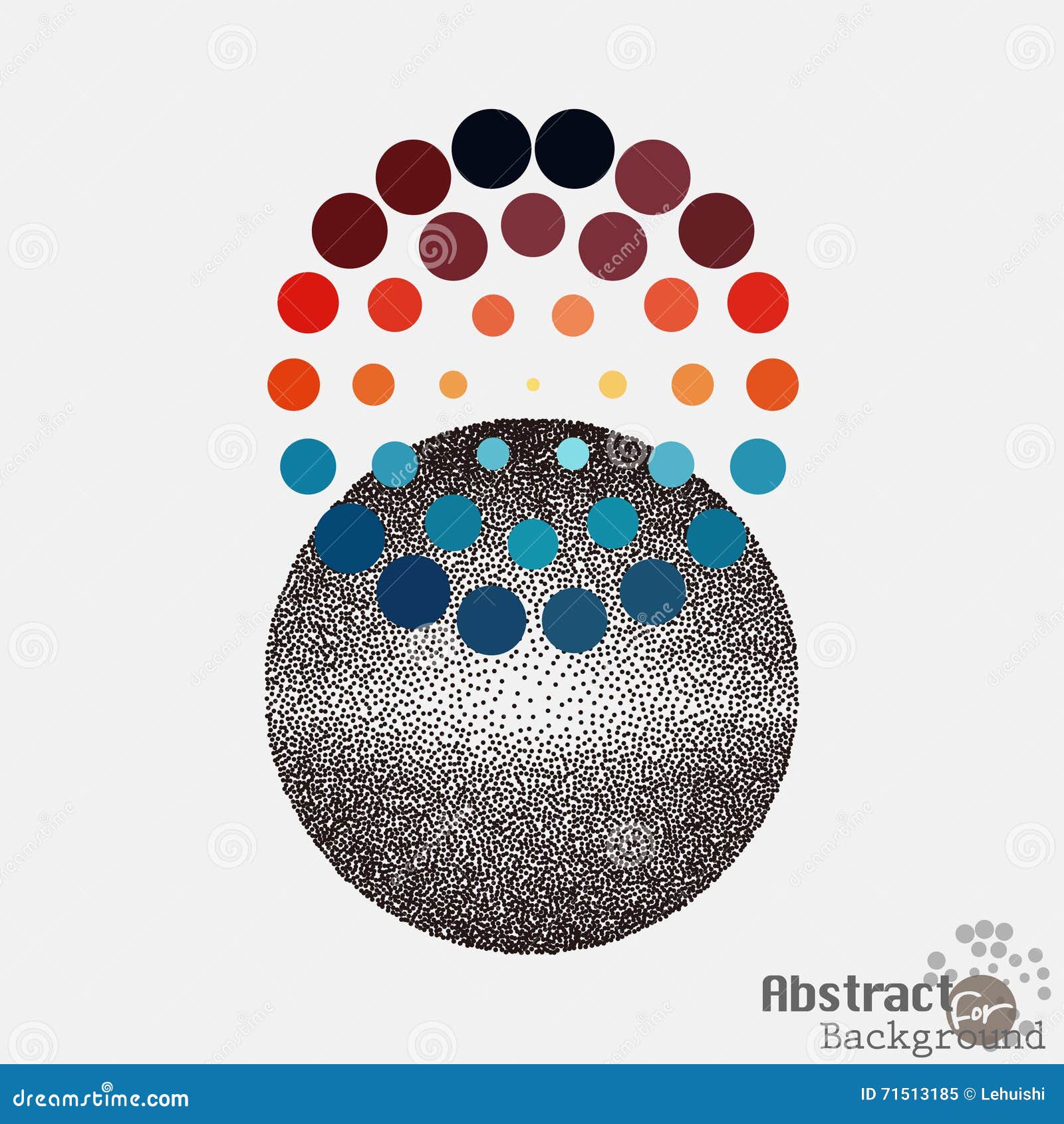 Pop Art Stippling Spotted Dotted Ecircle. Pop-art Style Dots Stock ...