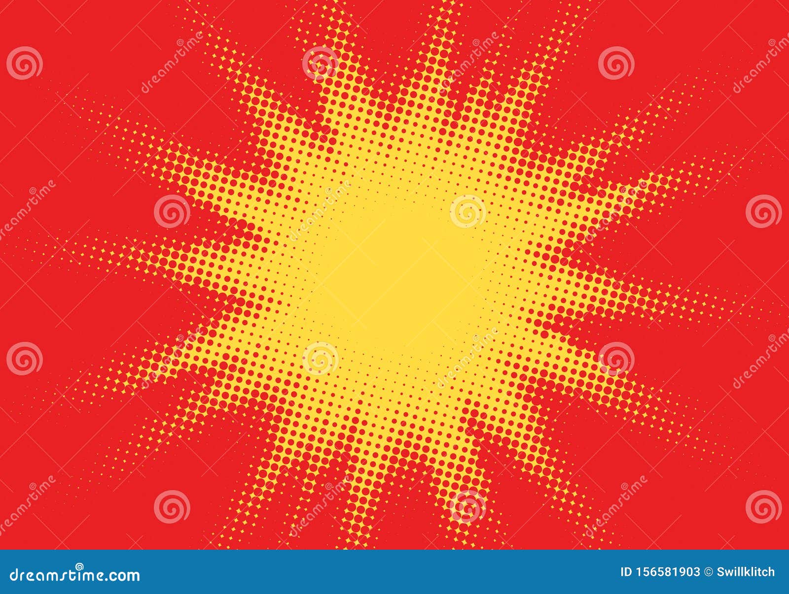 Pop Art Styled Halftone Retro Background with Comic Dots Stock Vector ...