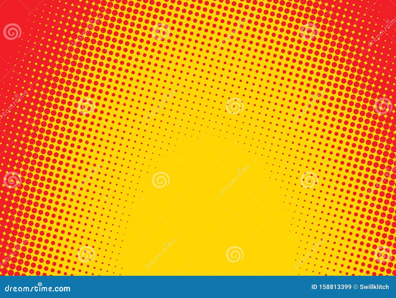 Pop Art Styled Halftone Retro Background with Comic Dots Stock Vector ...