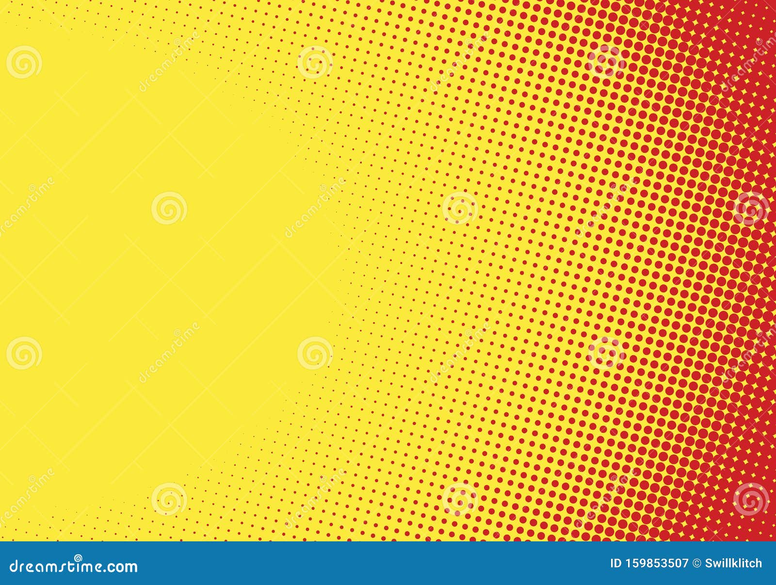 Pop Art Styled Halftone Retro Background with Comic Dots Stock Vector ...
