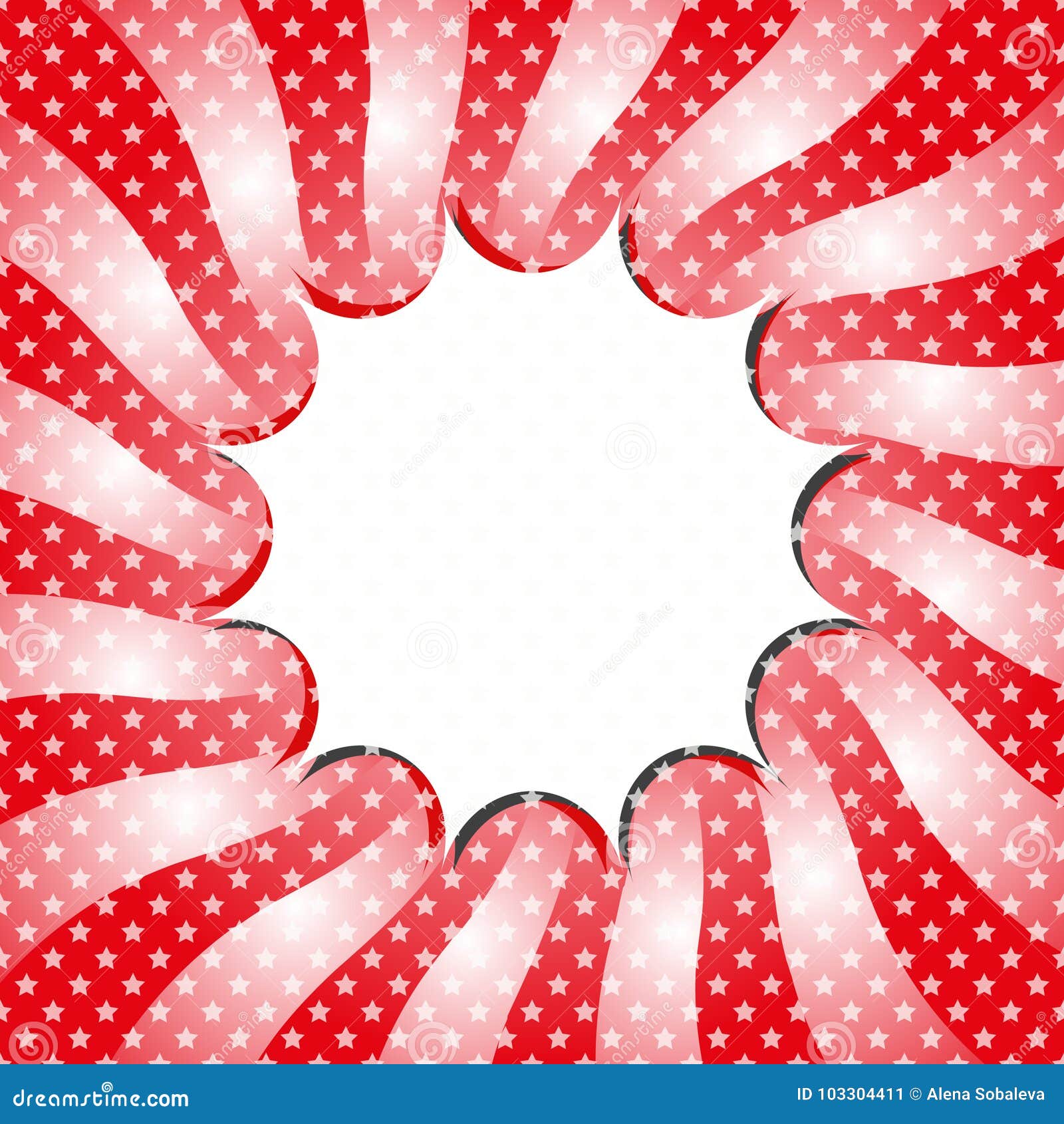 Pop Art Template with Stars Stock Vector - Illustration of sunbeam ...