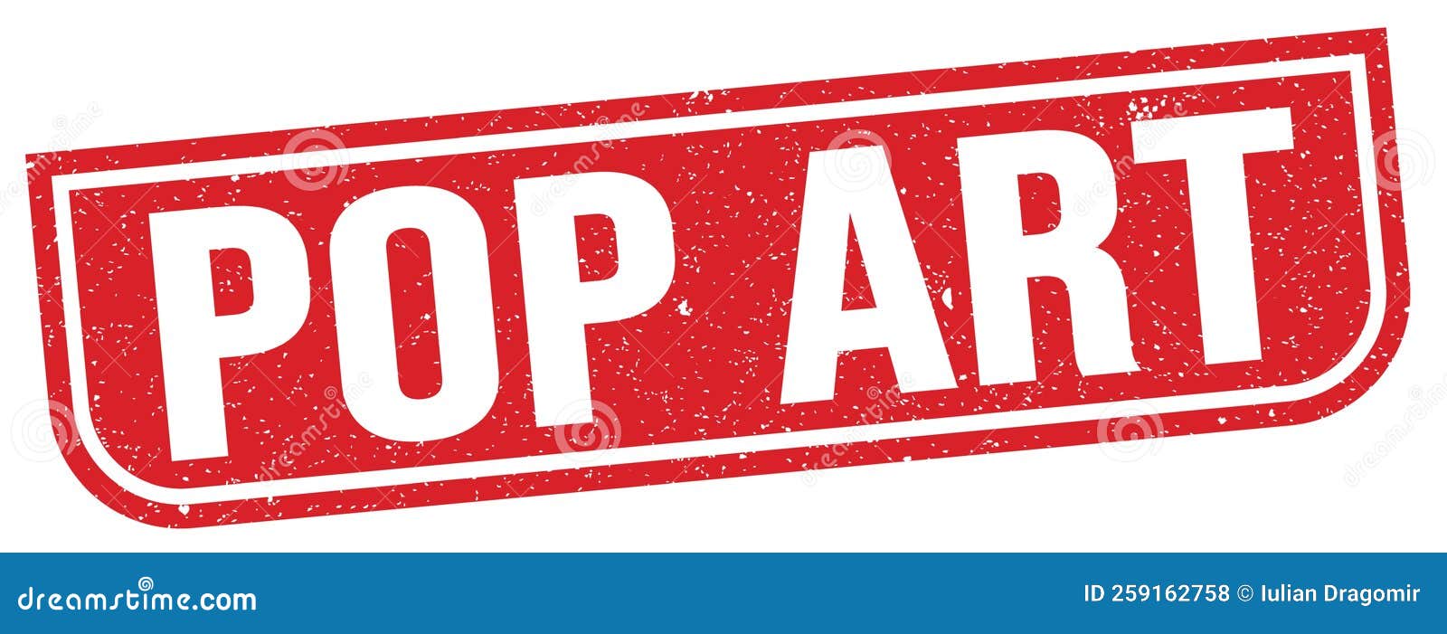 POP ART Text Written on Red Stamp Sign Stock Photo - Image of word ...