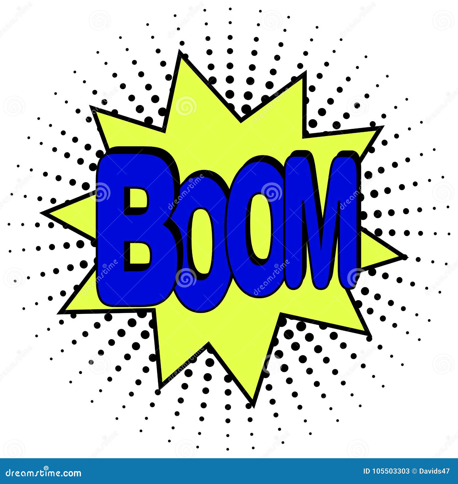 Pop art textbox stock vector. Illustration of poster - 105503303