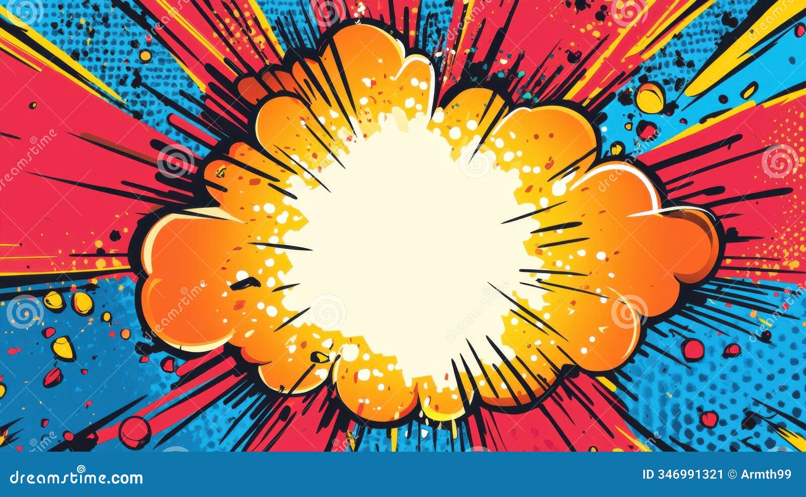 Pop Art Texture. Comic Background Stock Illustration - Illustration of ...