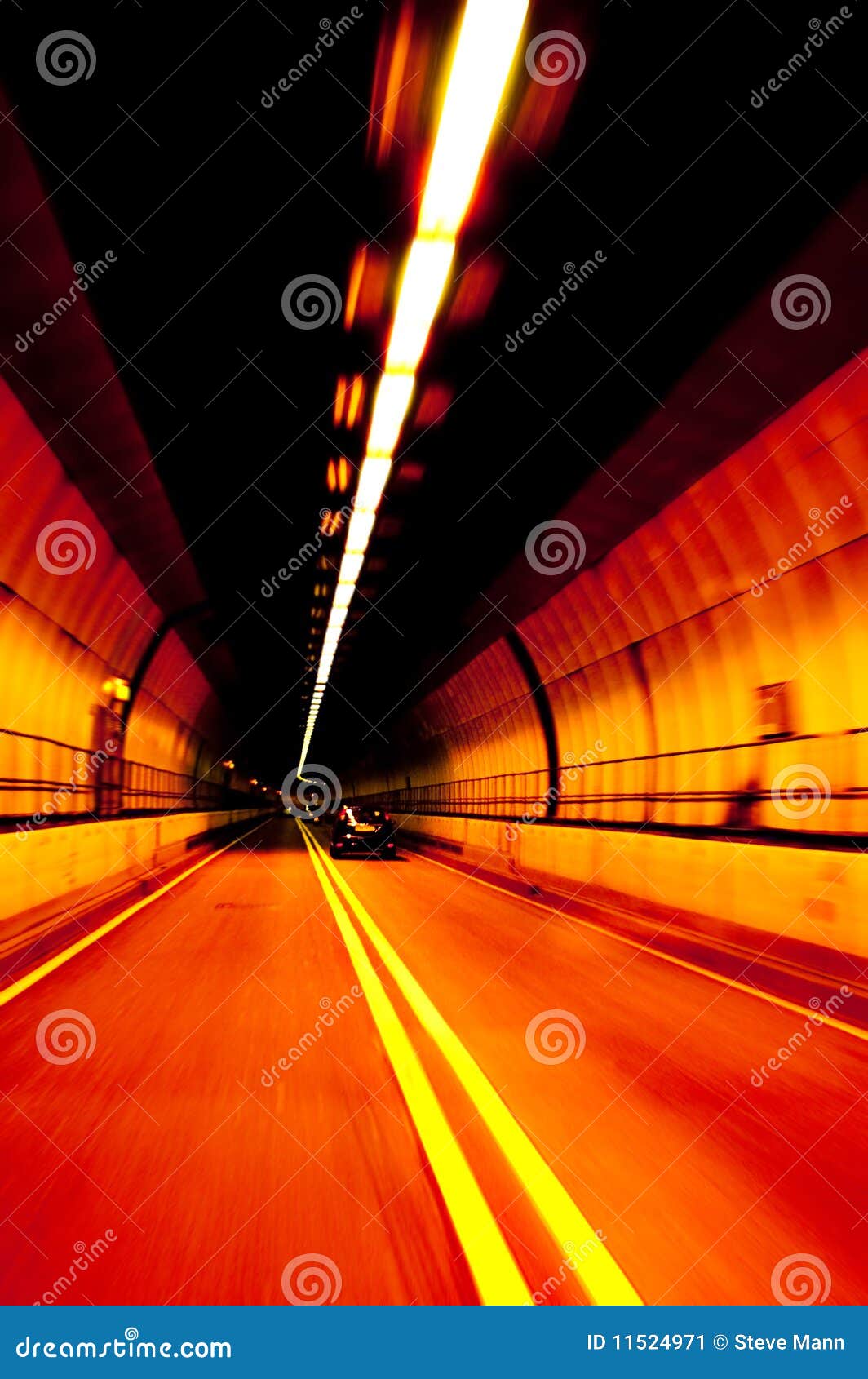 Pop-art tunnel stock image. Image of drive, commute, blurred - 11524971